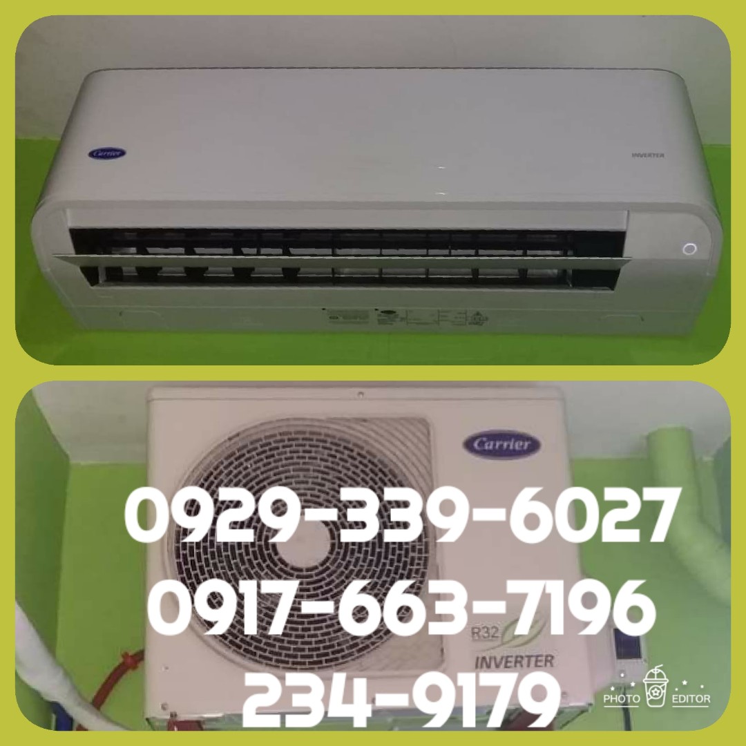 Carrier Alpha 2 Inverter Split Type Aircon with Free Installation, TV ...
