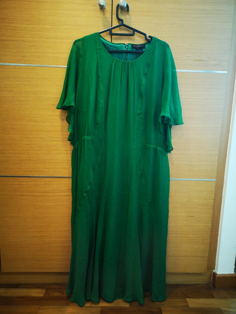 DKNY Green Dress, Women's Fashion, Dresses & Sets, Dresses on Carousell