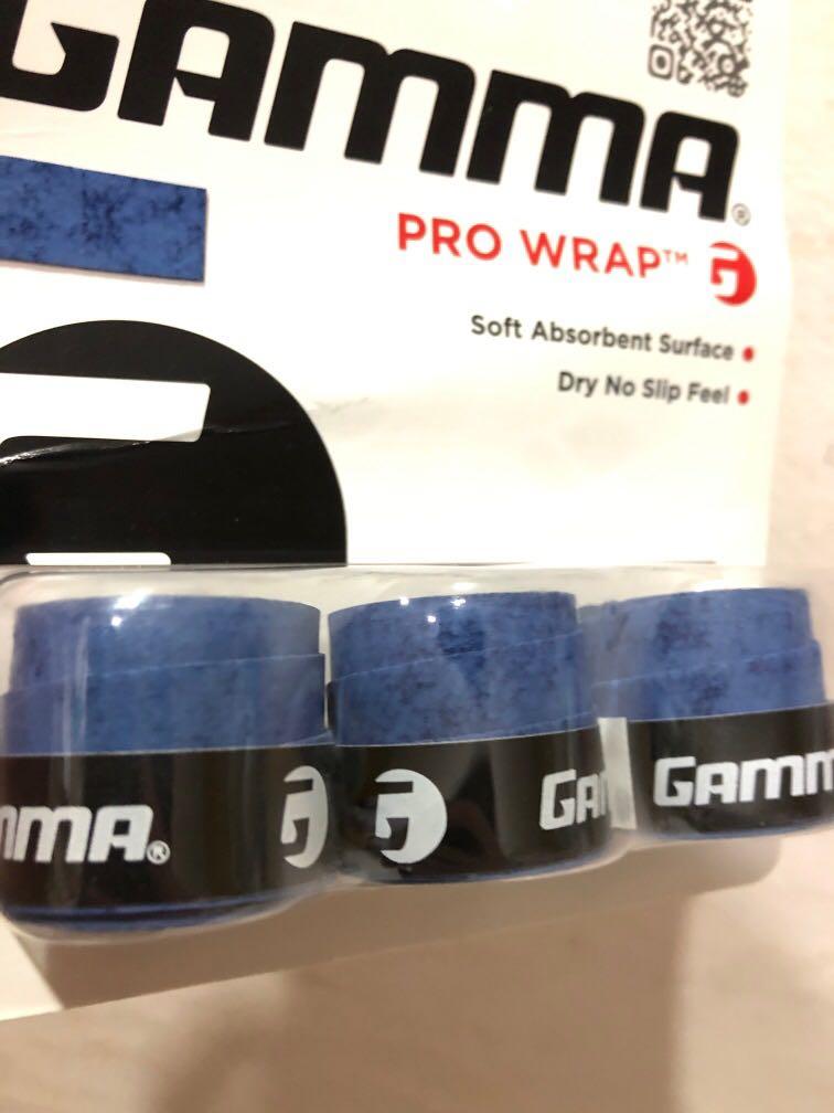 GAMMA pro wrap dry overgrip, Sports Equipment, Sports & Games, Racket ...