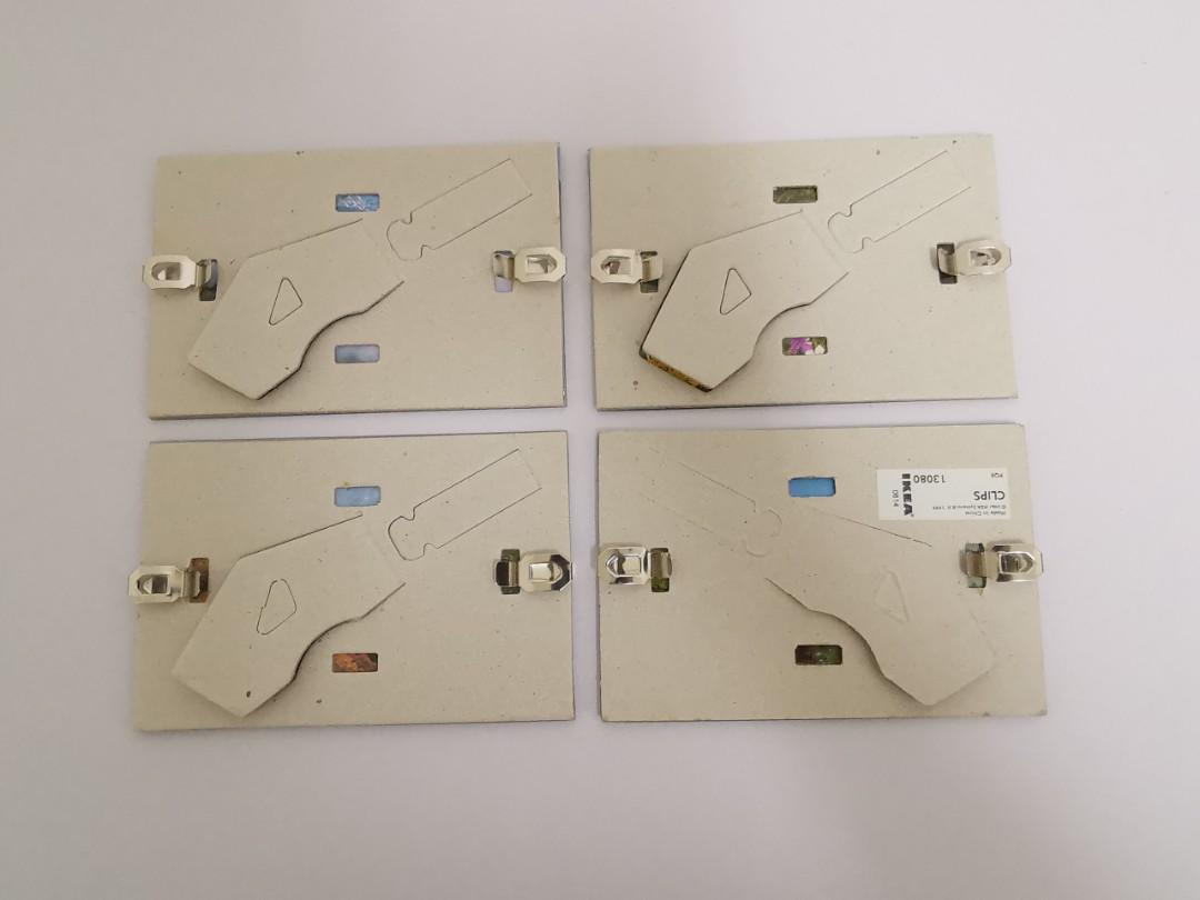 Ikea CLIPS Photo Frames (4 pcs), Furniture & Home Living, Home Decor ...