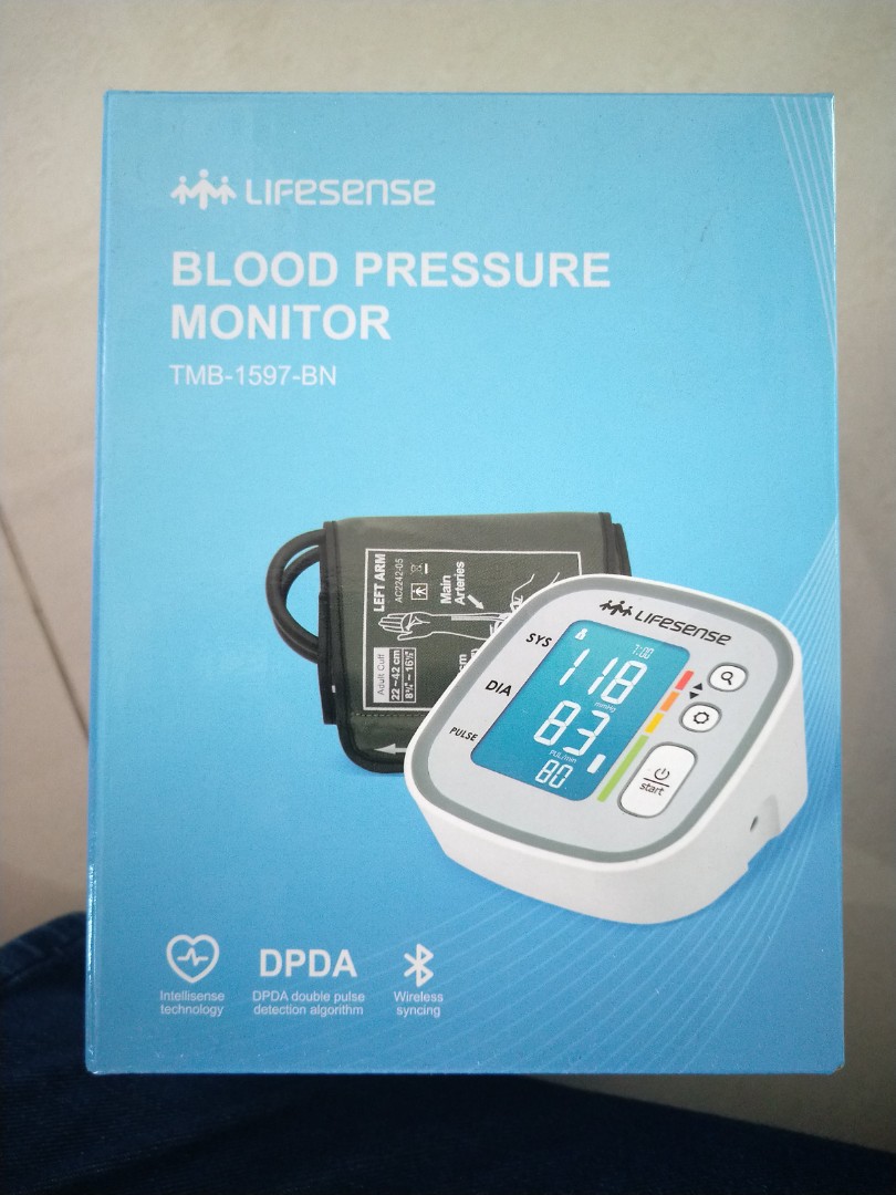 Lifesense Blood Pressure Monitor, Health & Nutrition, Health Monitors ...