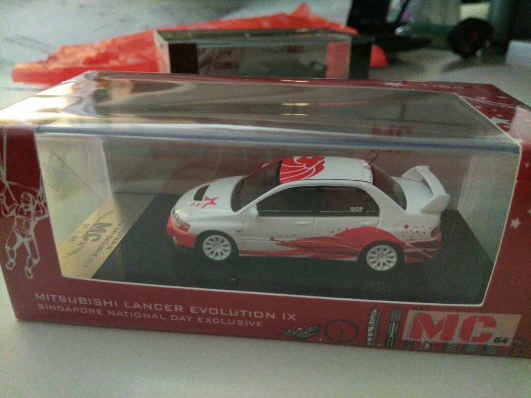 MC64 Diecast Misubishi Lancer Evo IX (SG National Day Exclusive ...