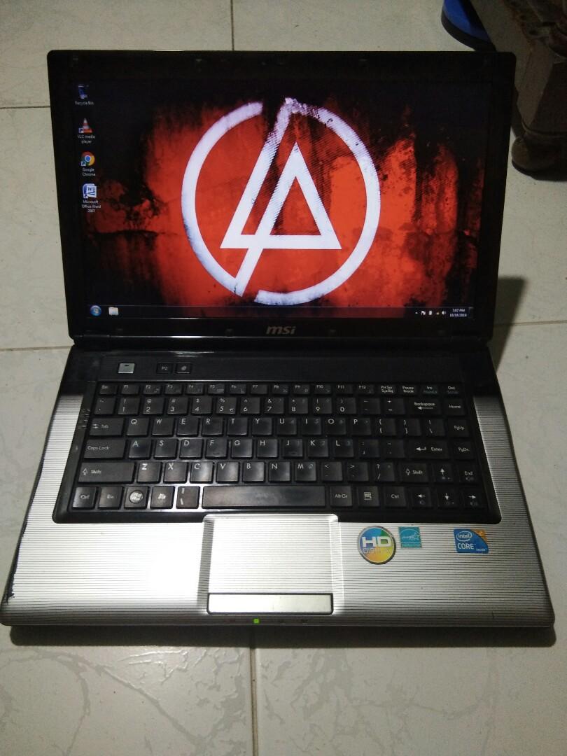Msi cr420 i5 1st gen laptop, Computers & Tech, Laptops & Notebooks on ...