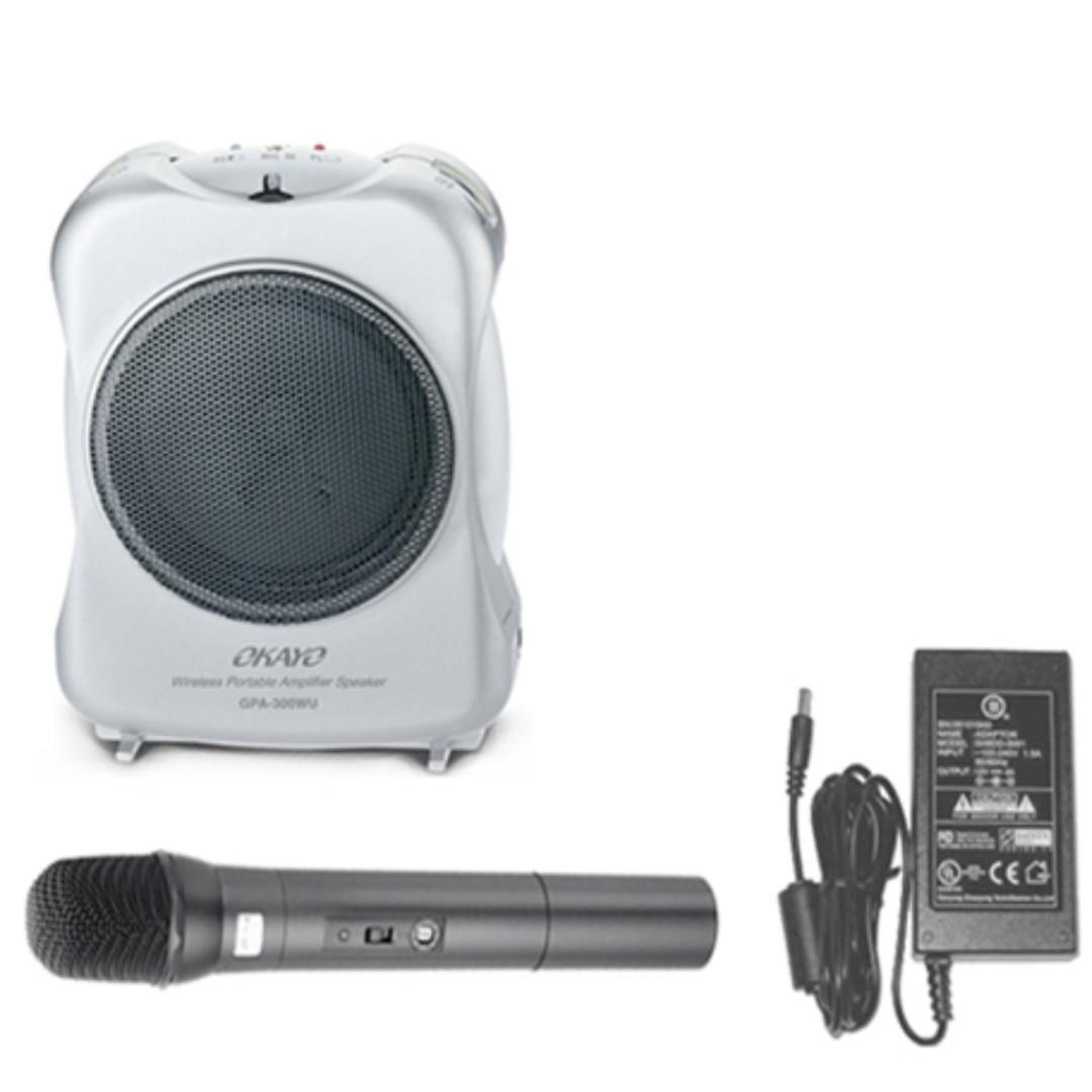 Okayo - Wireless Portable PA system – 10 watt ( GPA 300 WU ), Audio ...