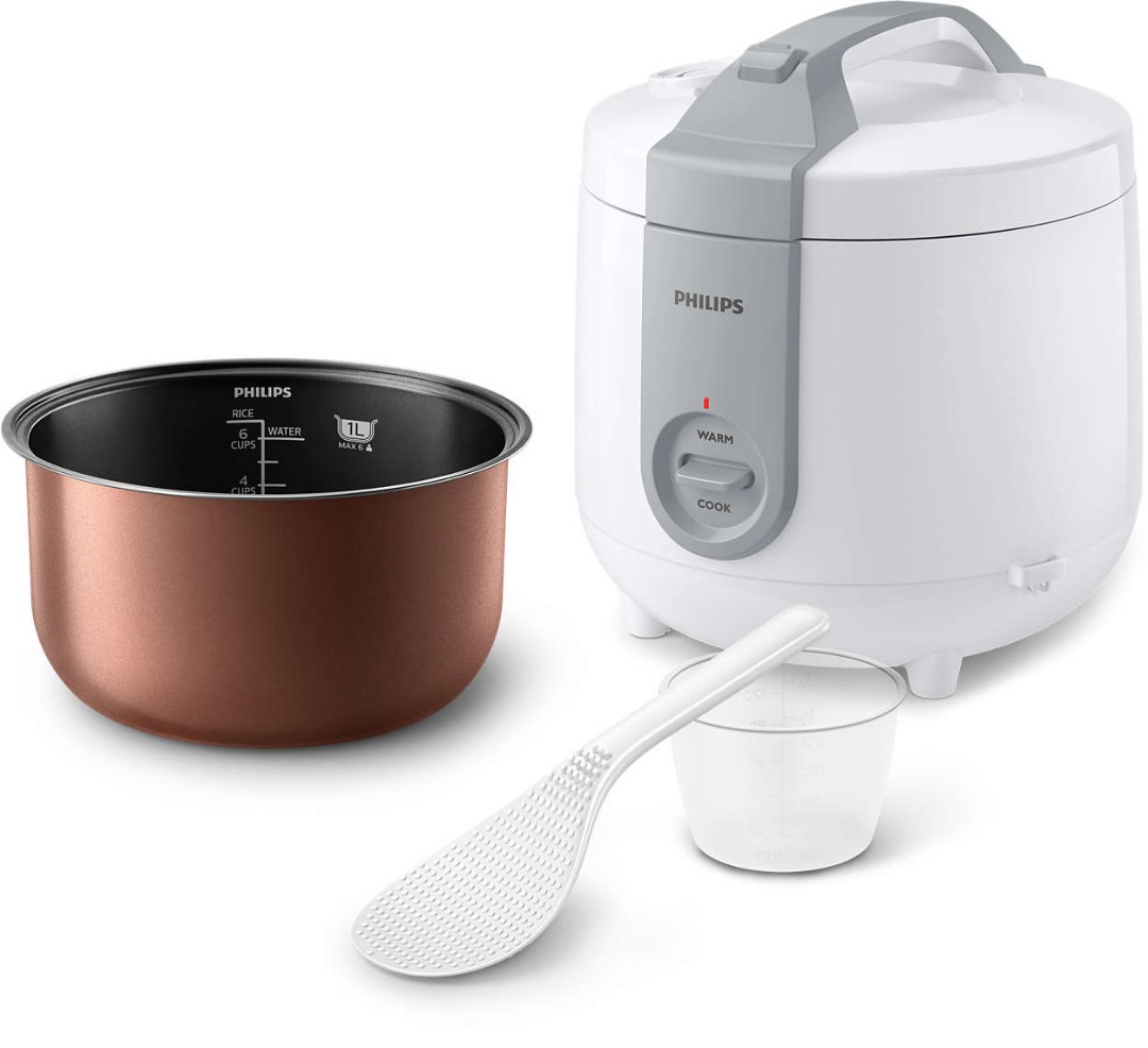 [BNIB] Philips 1.8L Jar Rice Cooker HD3115, TV & Home Appliances ...