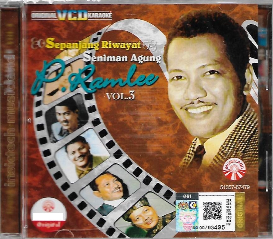P.Ramlee Sepanjang Riwayat Seniman Agung Vol.3 Original VCD Karaoke ...