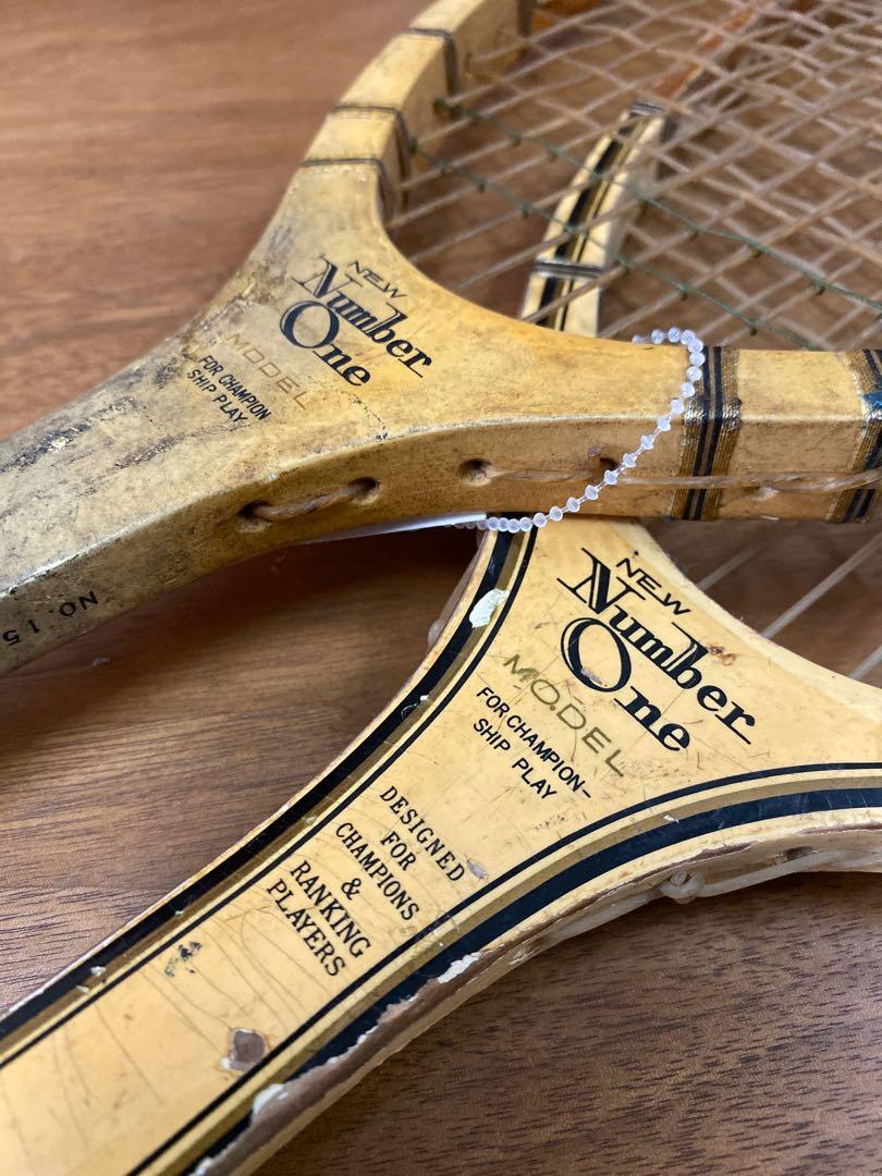 RARE old tennis racket raket kayu lama, Sports Equipment, Sports ...