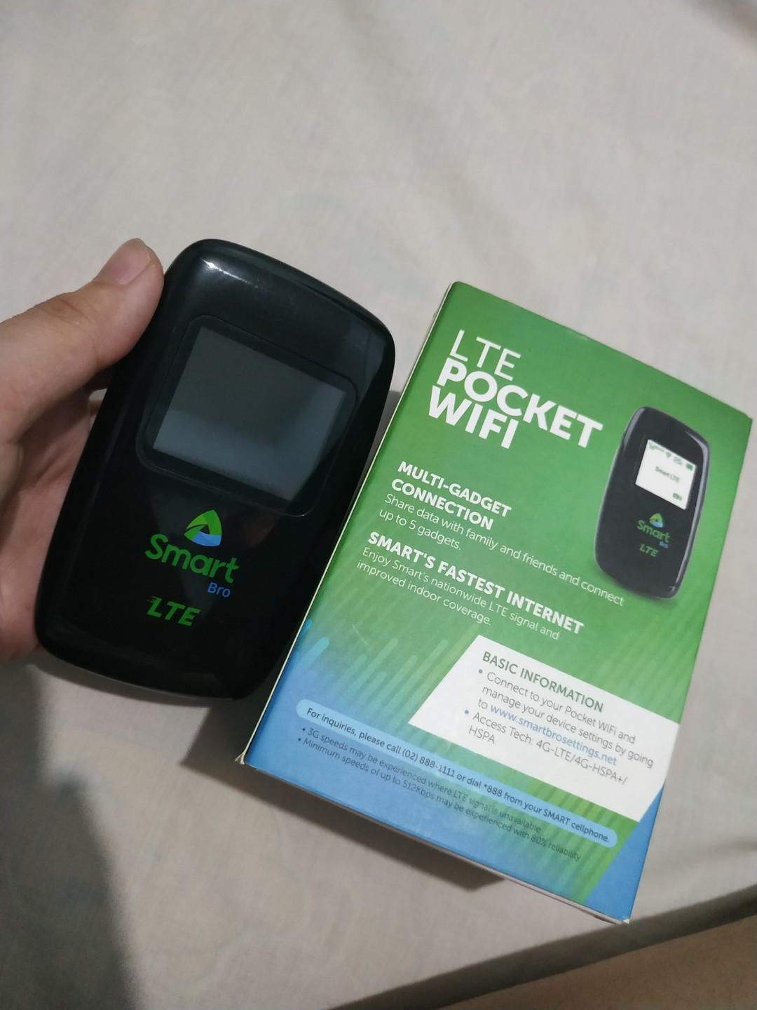 SMART BRO LTE POCKET WIFI, TV & Home Appliances, TV & Entertainment ...