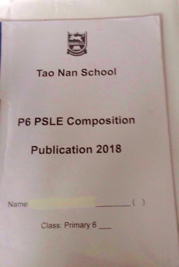 (2020 available) 2018 P6 PSLE Composition Publication | Tao Nan School ...