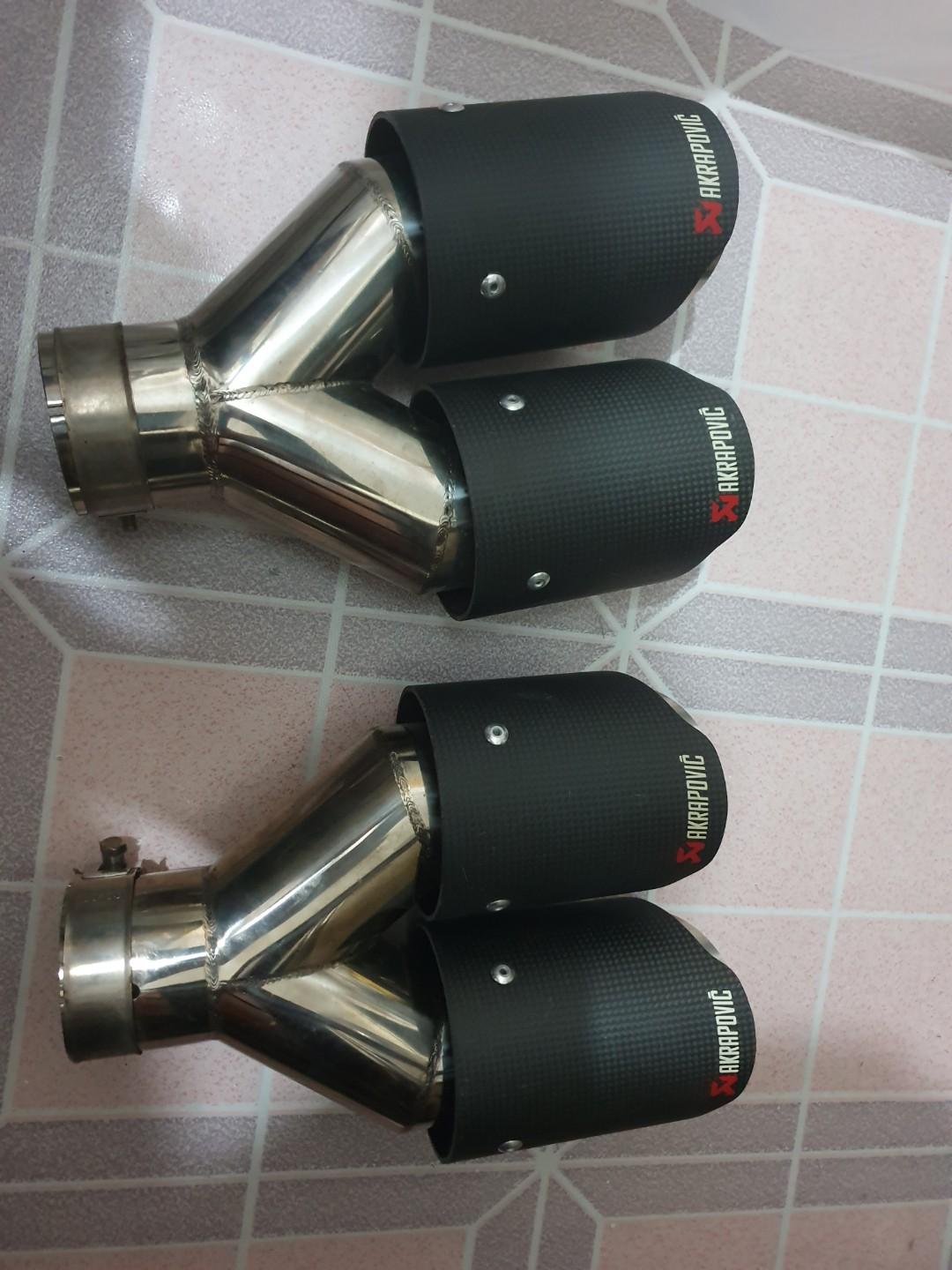 Akrapovic Exhaust tips, Car Accessories, Accessories on Carousell
