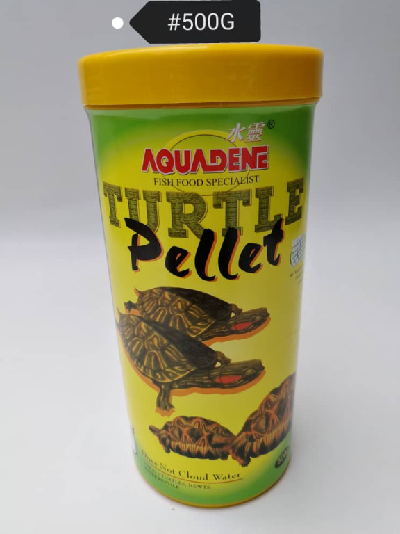 Aquadene Turtle Pellet Tortoise Newt Reptile Feed Food 500gram, Pet ...