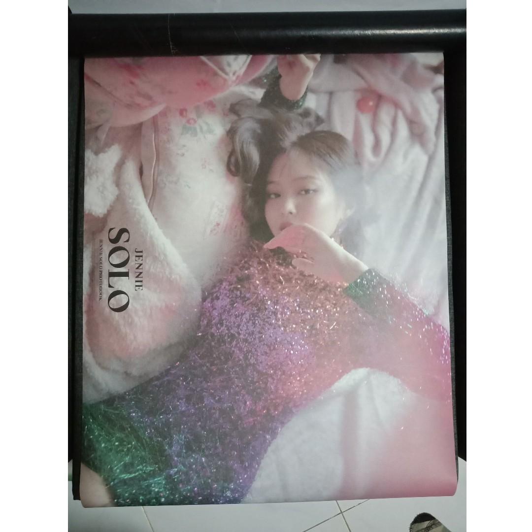 BLACKPINK JENNIE SOLO NORMAL EDITION DOUBLE SIDED POSTER POB, Hobbies ...