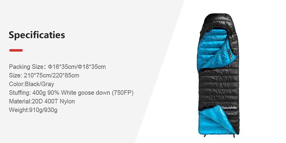 Brand New - Naturehike CW400 L size Sleeping Bag going @ $50 ONLY ...