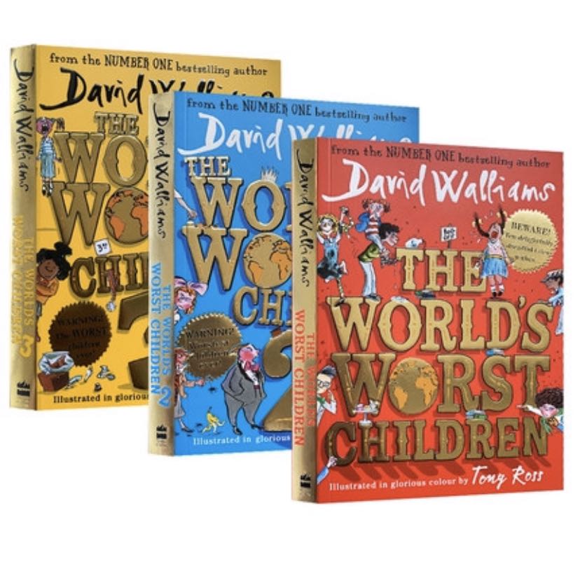 David Walliams - World’s Worst Children Set (3 books), Hobbies & Toys ...