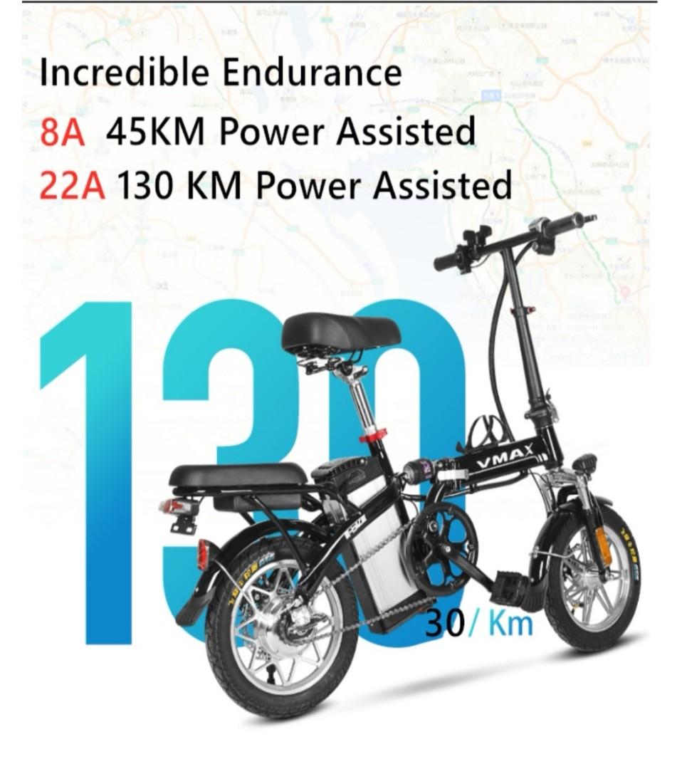 Electric Bike VMAX 22A, Sports Equipment, Bicycles & Parts, Bicycles on ...