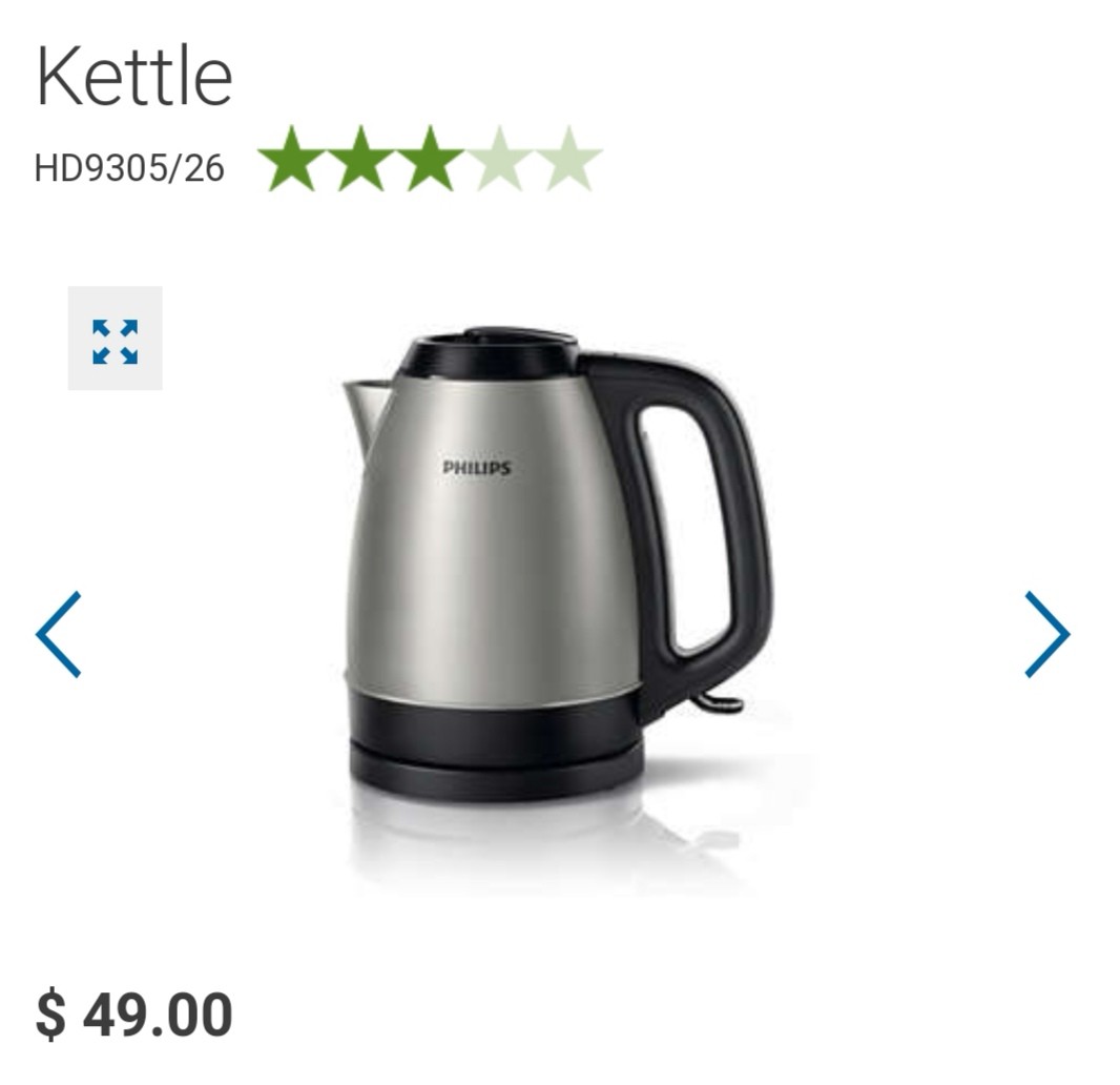 Electric Kettle Phillips not Samsung ikea, TV & Home Appliances ...