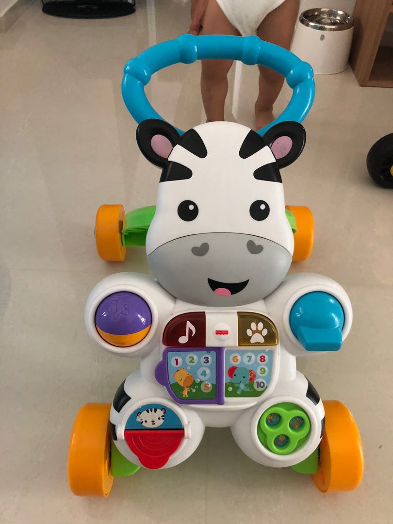 Fisher Price Zebra Walker, Babies & Kids, Infant Playtime on Carousell