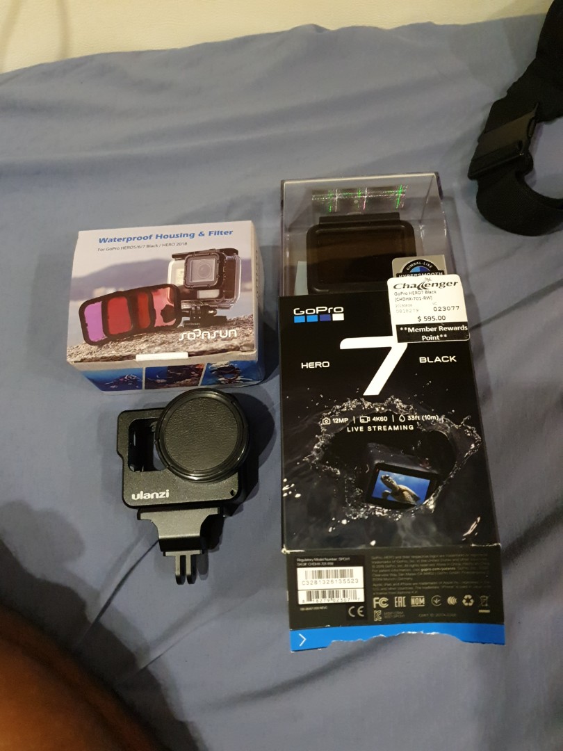 Gopro hero 7 black, Photography, Cameras on Carousell