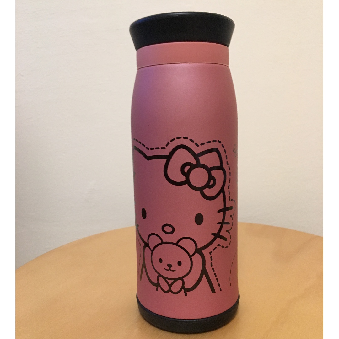 Hello Kitty Double Wall Thermos Bottle, Furniture & Home Living, Kitchenware & Tableware, Water ...