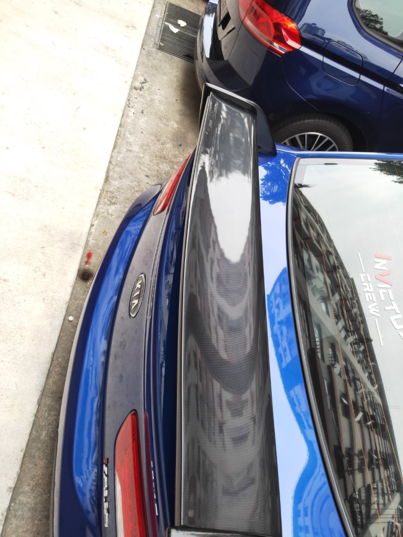 Kia spoiler, Car Accessories, Accessories on Carousell