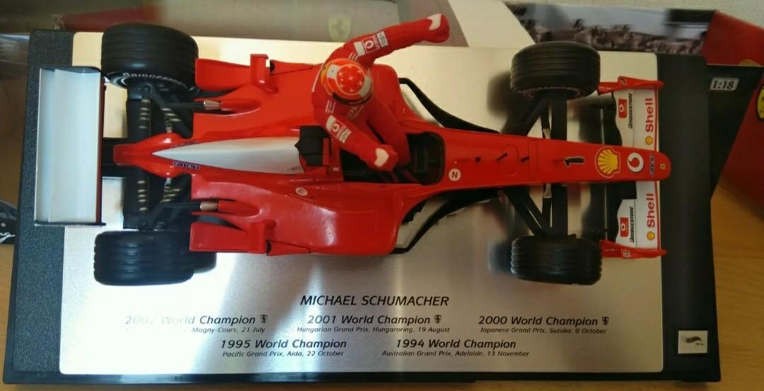Michael Schumacher 1:18 Ferrari F1 5 times World Champion, Hobbies ...
