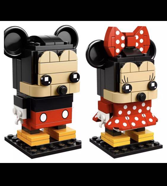 Mickey and Minnie Mouse LEGO Brick Headz, Hobbies & Toys, Toys & Games ...