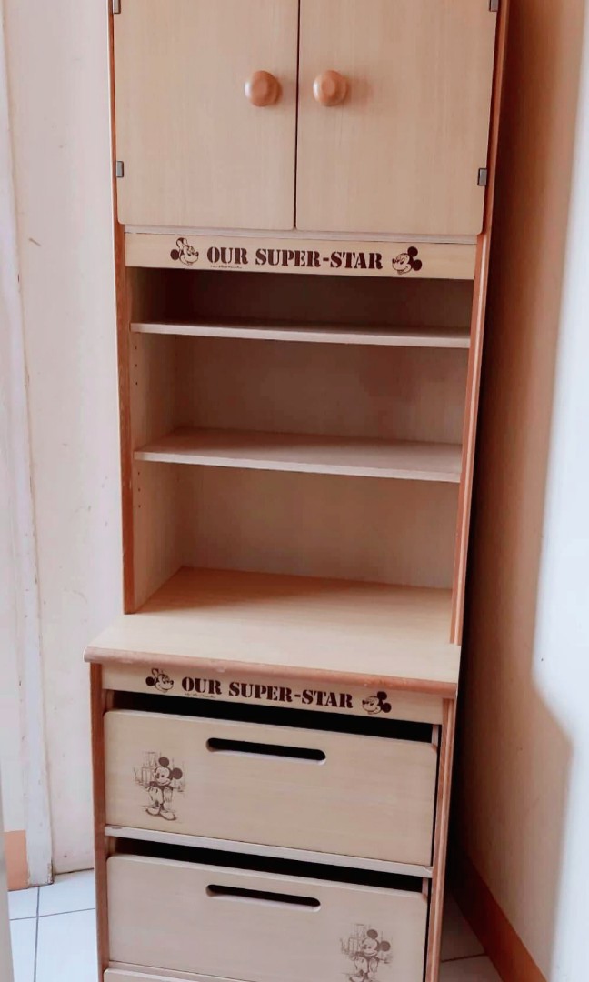 MICKEY MOUSE ORGANIZER CABINET, Furniture & Home Living, Furniture ...