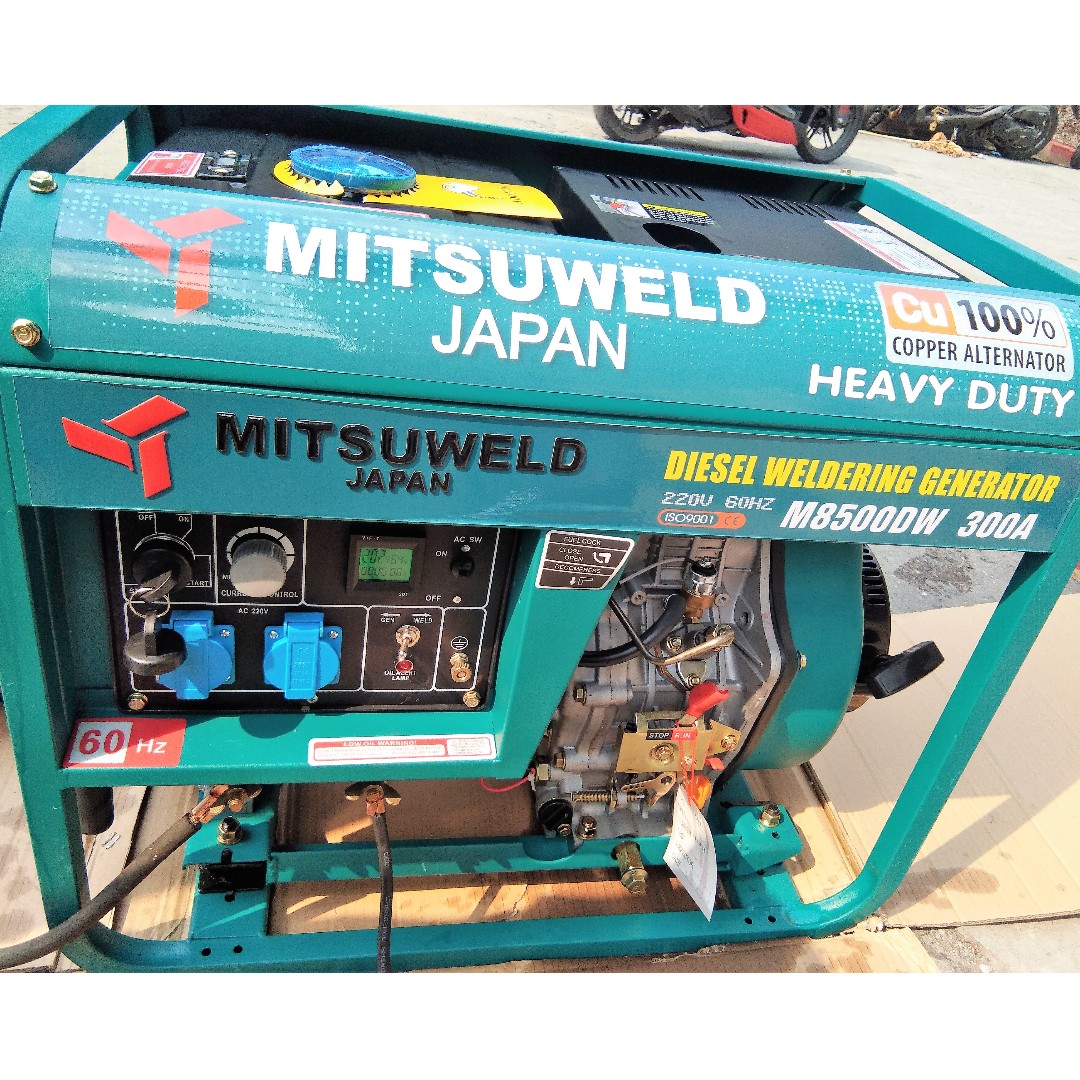 Mitsuweld Japan 300A & 4000 watts Diesel Welding Generator, Commercial ...