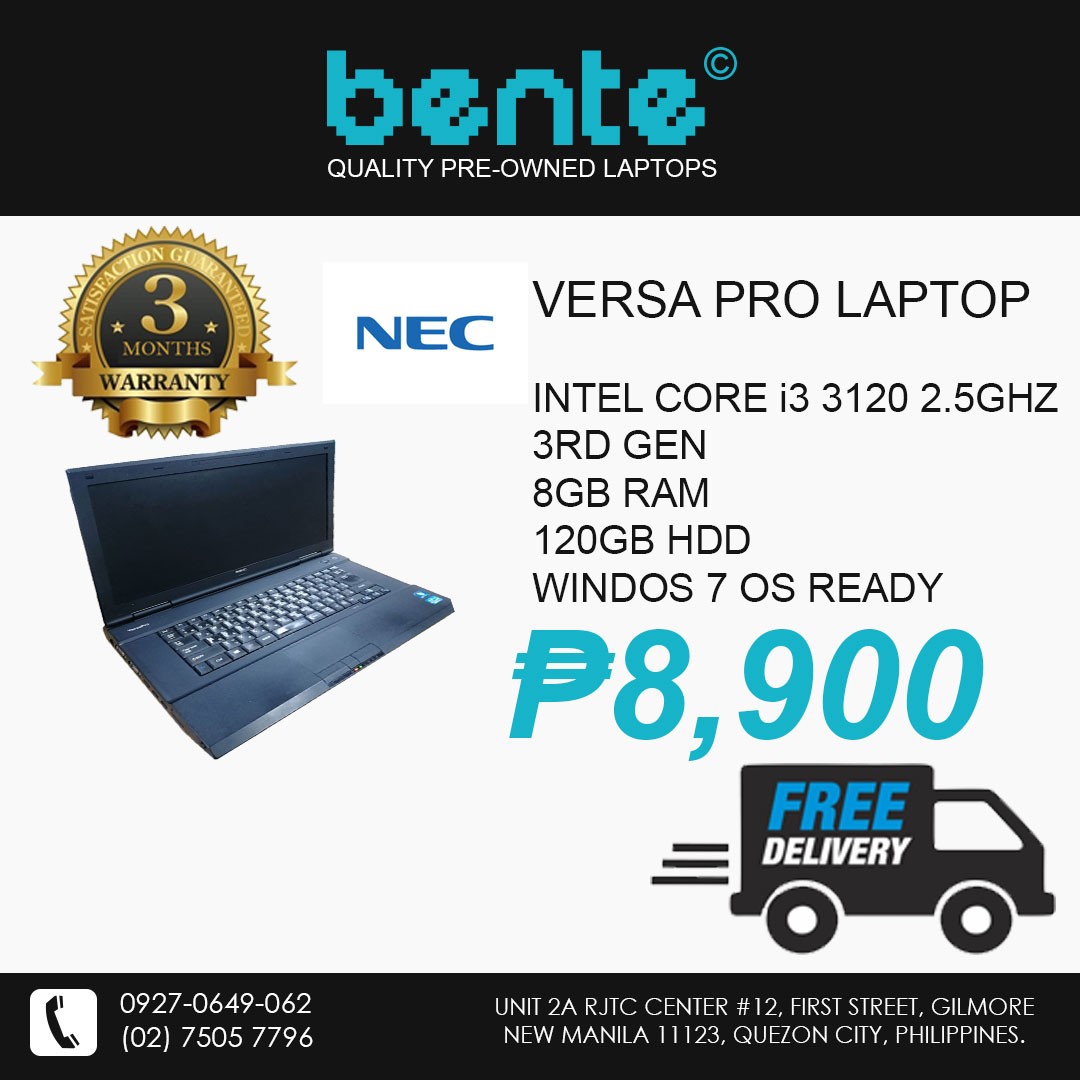 NEC VERSA PRO LAPTOP, Computers & Tech, Laptops & Notebooks on Carousell