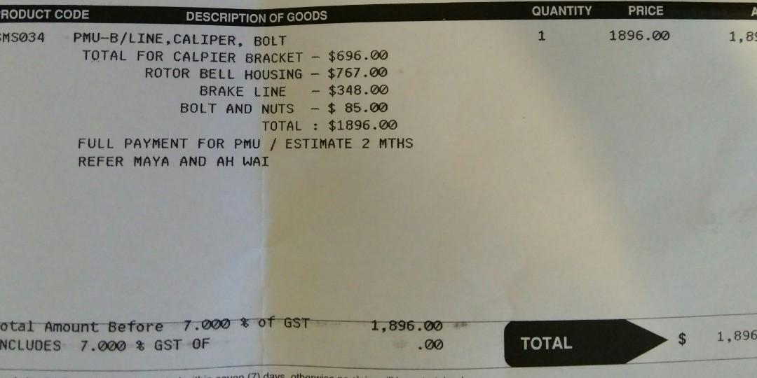 Project mu big brake kit for Honda Accord CL7, Civic FD, Odessey RB ...