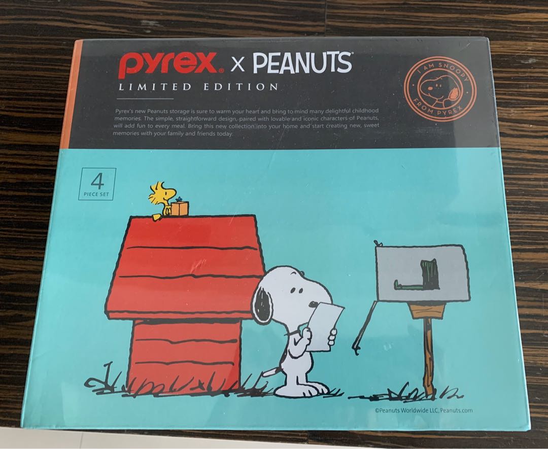 Pyrex x Peanuts Snoopy Limited Edition, Furniture & Home Living ...