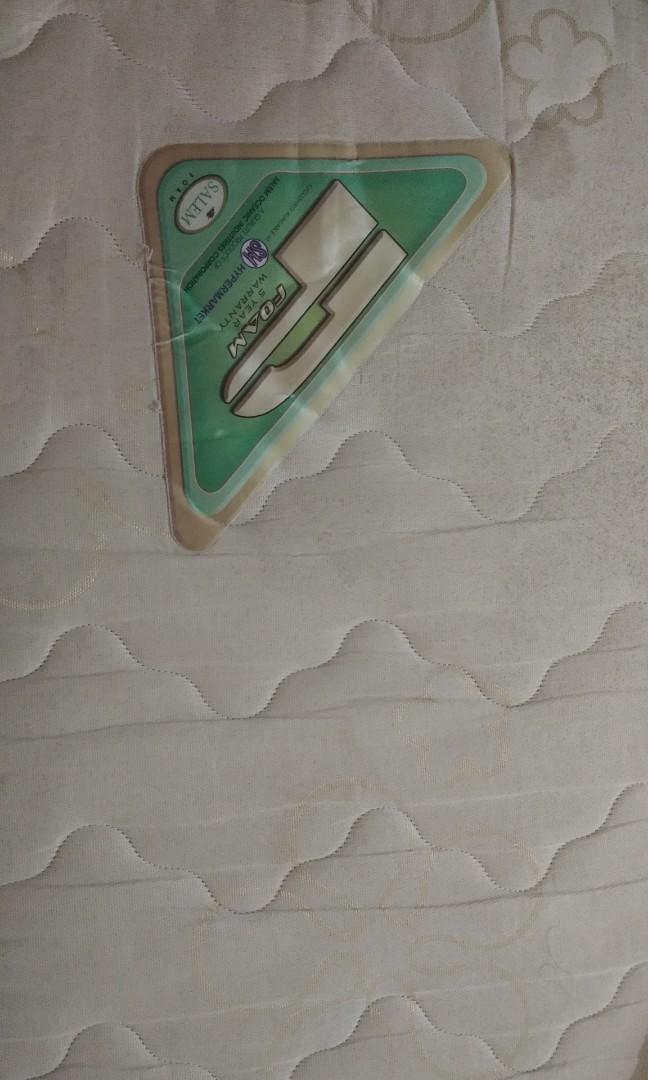 Salem Bed P Foam Mattress with free Bed box, Furniture & Home Living ...