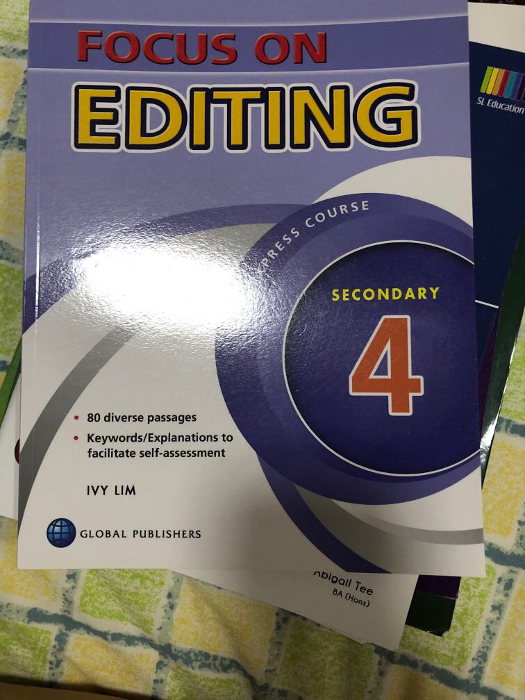 Sec 4 Editing - Focus On Editing, Hobbies & Toys, Books & Magazines ...
