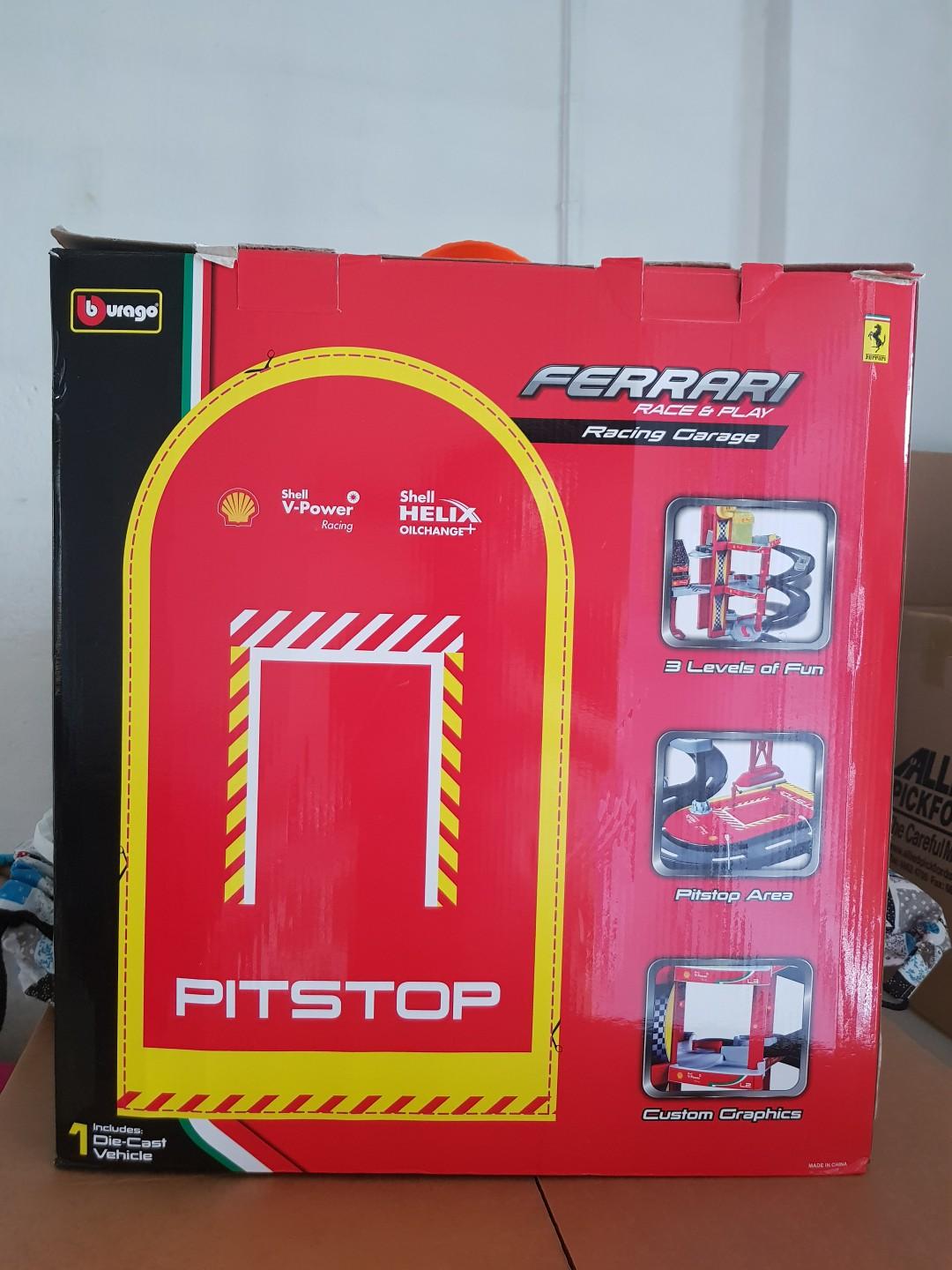 Shell Ferrari Die-Cast Cars and Racing Garage, Hobbies & Toys, Toys ...