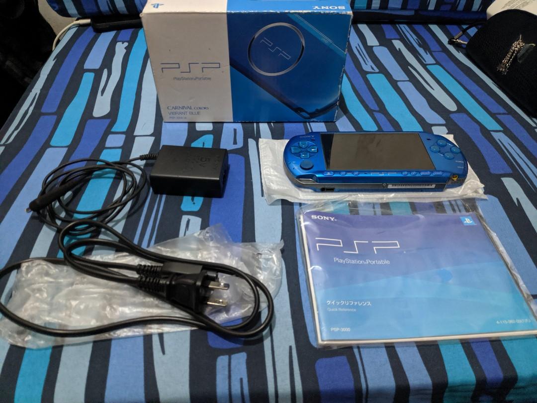 Sony PSP 3000 Carnival Blue, Video Gaming, Video Games, PlayStation on Carousell