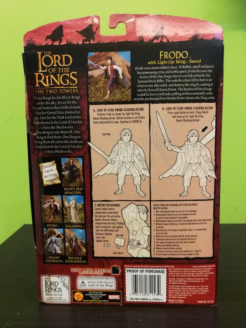 The lord of the rings action figure - Frodo, Hobbies & Toys ...