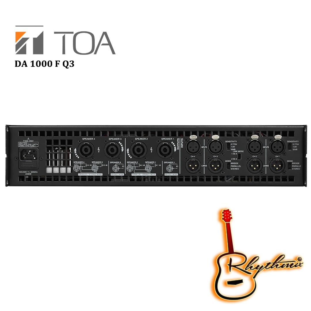 TOA DA 1000 F Q3 Multi-Channel Power Amplifier, Hobbies & Toys, Music ...