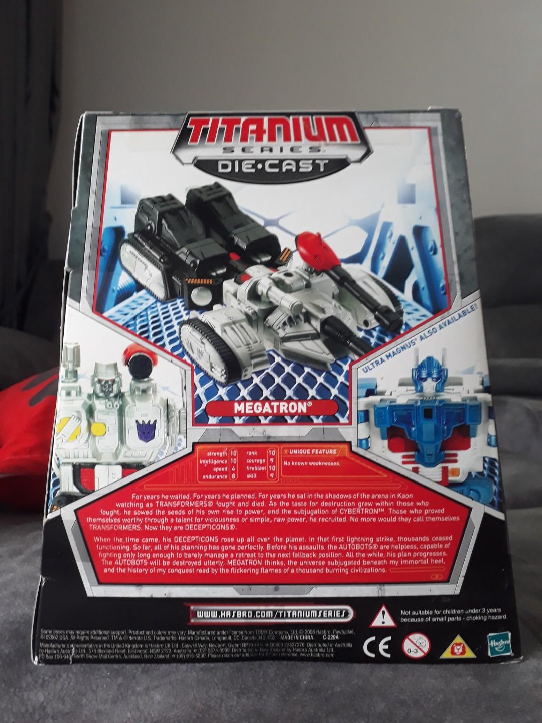 Transformers Titanium Series Die Cast Megatron MISB, Hobbies & Toys ...