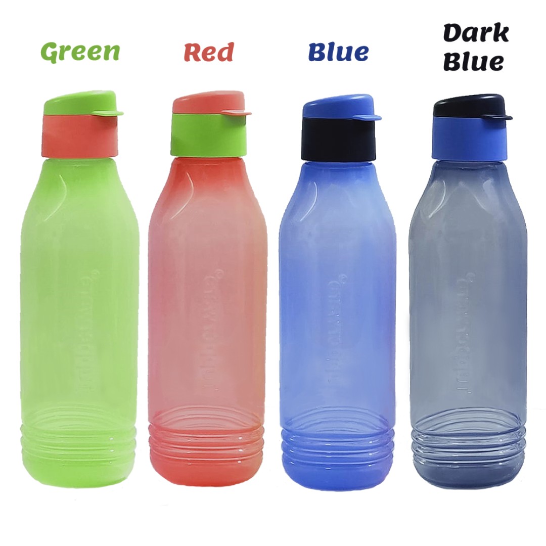 Tupperware Groovy Eco Bottle (New Triangle Quencher) 750ml Flip Cap ...