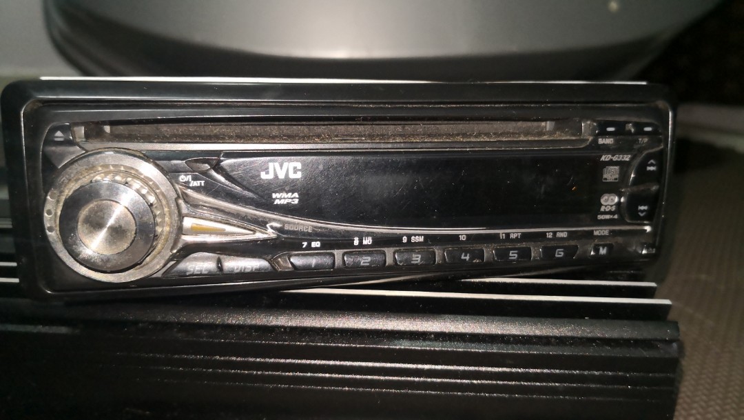 Used JVC Head Unit 50watt, Car Accessories, Accessories on Carousell