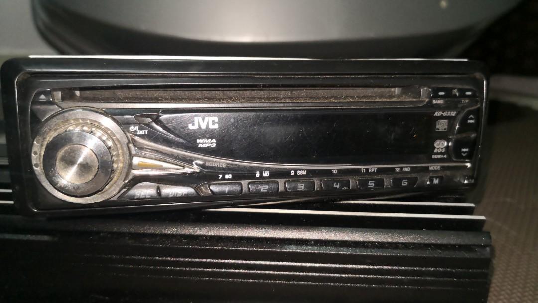 Used JVC Head Unit 50watt, Car Accessories, Accessories on Carousell