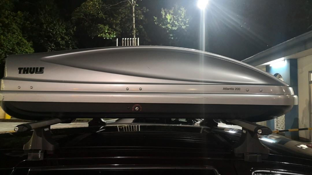 USED Thule Cargo Box & Rack, Car Accessories, Accessories on Carousell