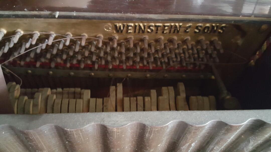 Weinstein & sons upright piano, Hobbies & Toys, Music & Media, Musical ...
