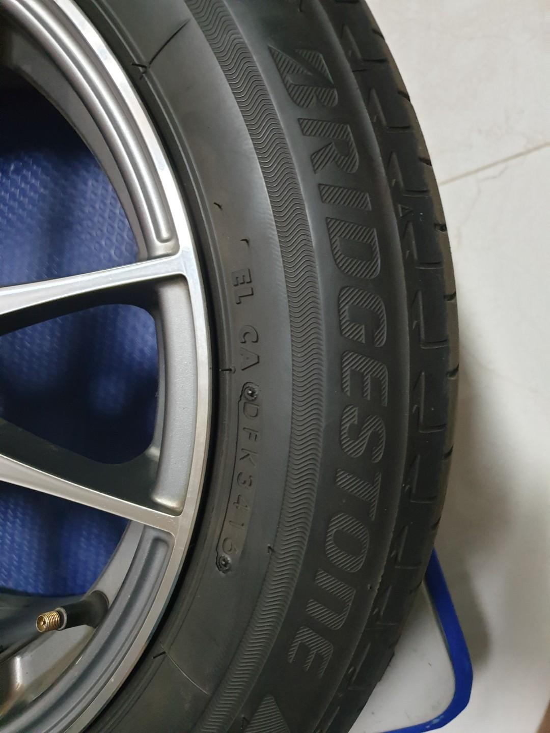 15inch 4x100 pcd Rims + Tyres, Car Accessories, Tyres & Rims on Carousell