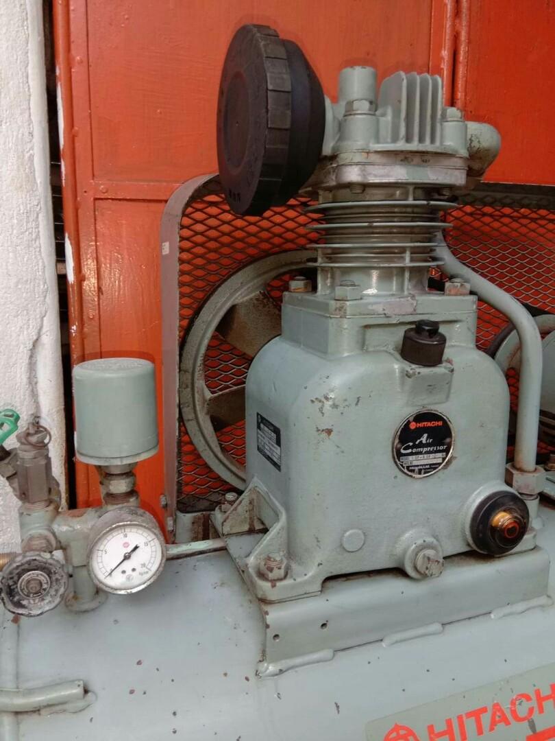 Air compressor 2hp hitachi bebicon, Furniture & Home Living, Cleaning ...