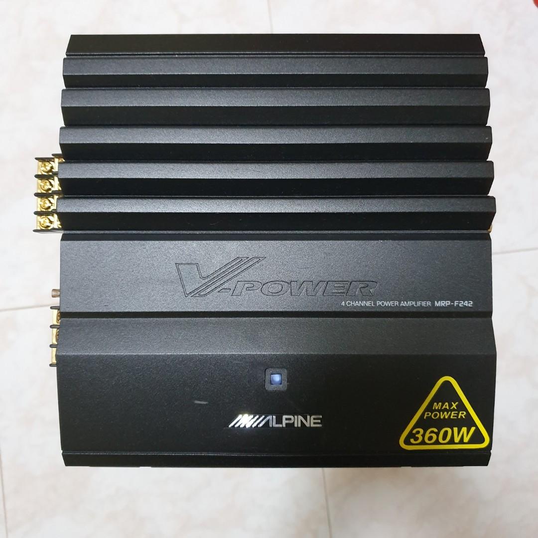 Alpine MRP-F242 Amplifier, Car Accessories, Electronics & Lights on Carousell