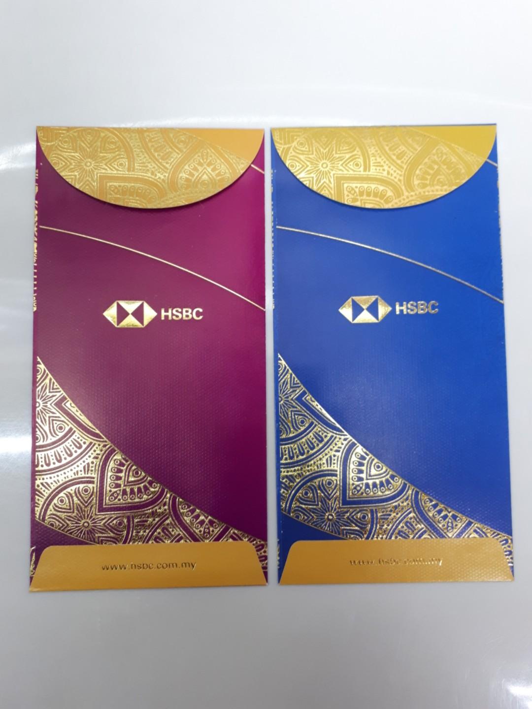 Angpao packet sampul duit deepavali HSBC bank, Hobbies & Toys ...
