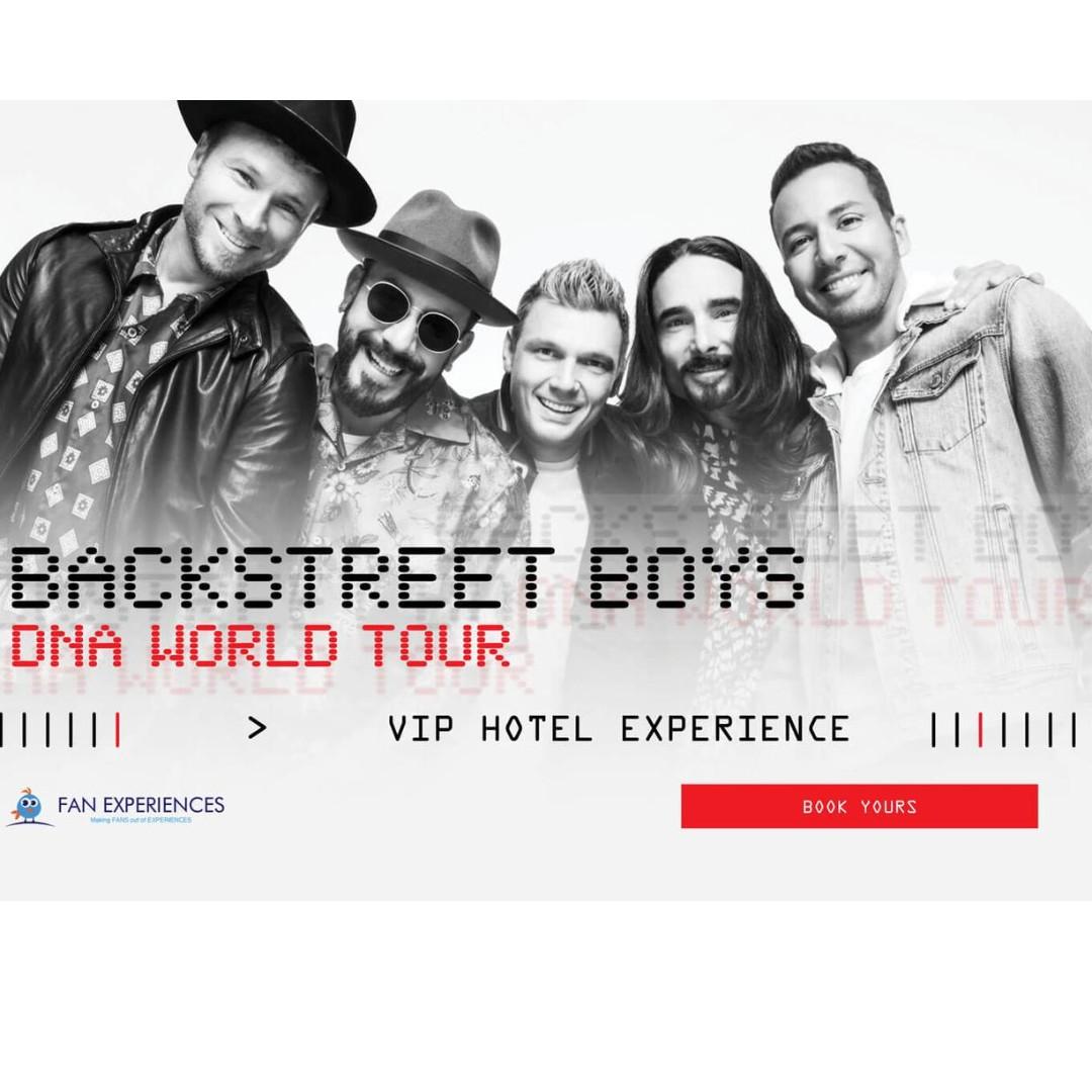 Backstreet boys DNA Tour - 2 tickets, Tickets & Vouchers, Event Tickets ...