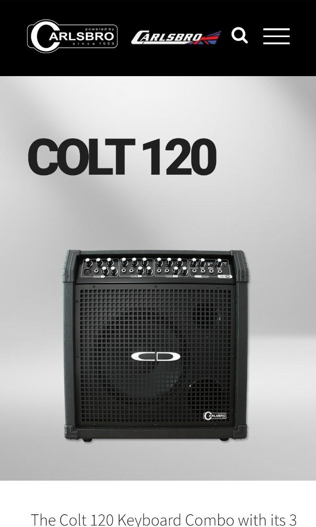 Carlsbro COLT 120 Amplifier, Hobbies & Toys, Music & Media, Musical ...