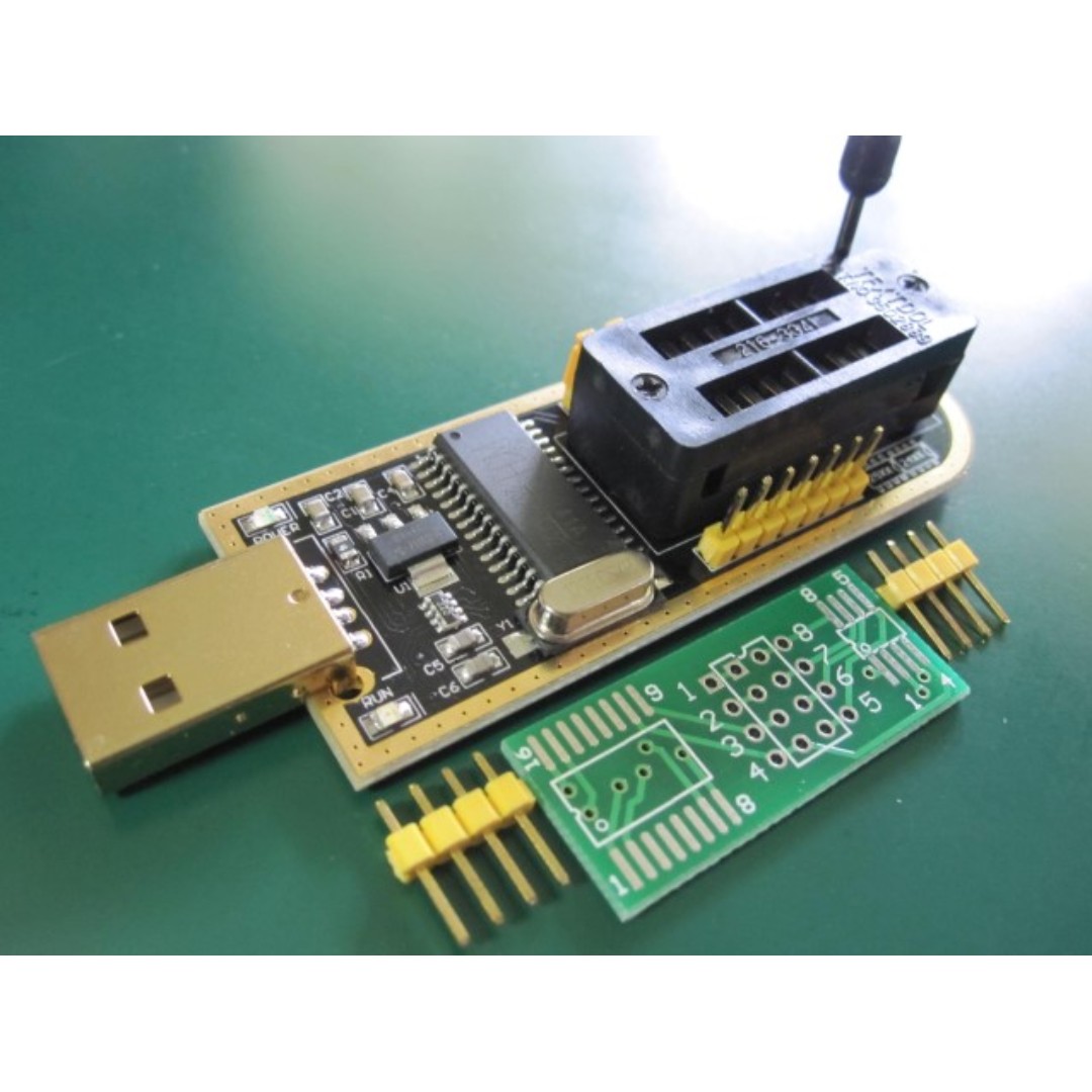 CH341A PROGRAMMER 24/25 USB motherboard routing BIOS LCD FLASH 2425 ...